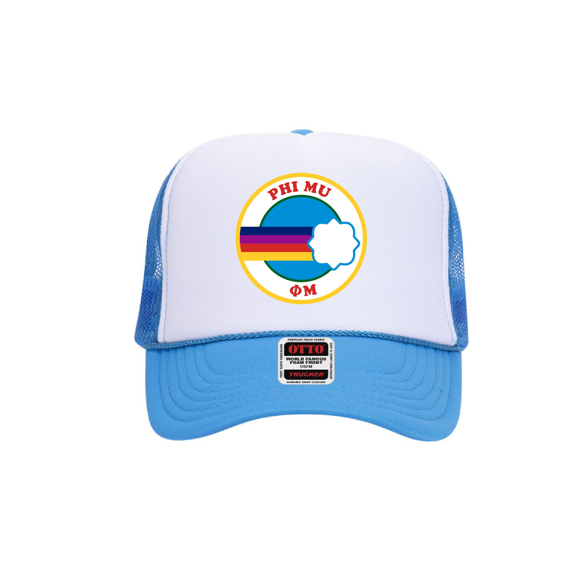 PO 11643| Georgia Southern University Phi Mu Neon Blue Hat – The Hang ...